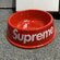 Миска для животных Supreme для кошек красного цвета круглая пластиковая