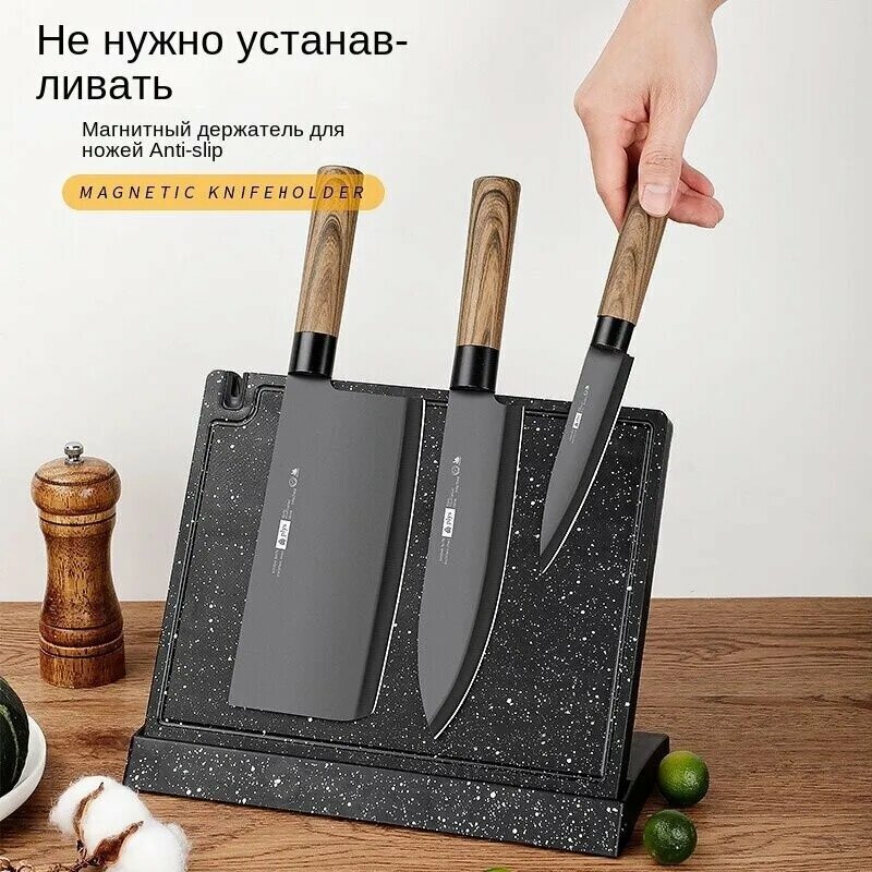 Подставка для ножей, Крепление держателя для кухни настольное — фото 1