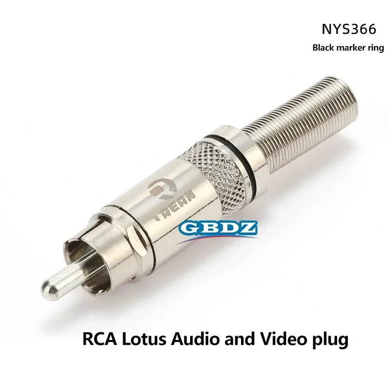 RCA Lotus Audio и Video plug, NYS366-0, 10PCS