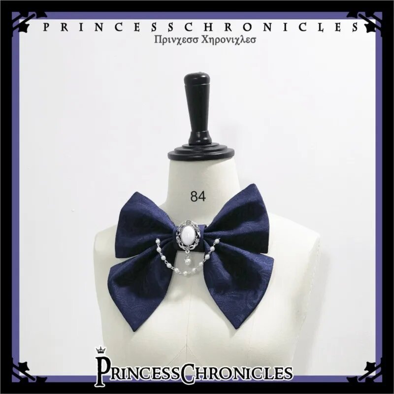 Костюм Ouji Jirai Kei сапфирового цвета М, Bow only
