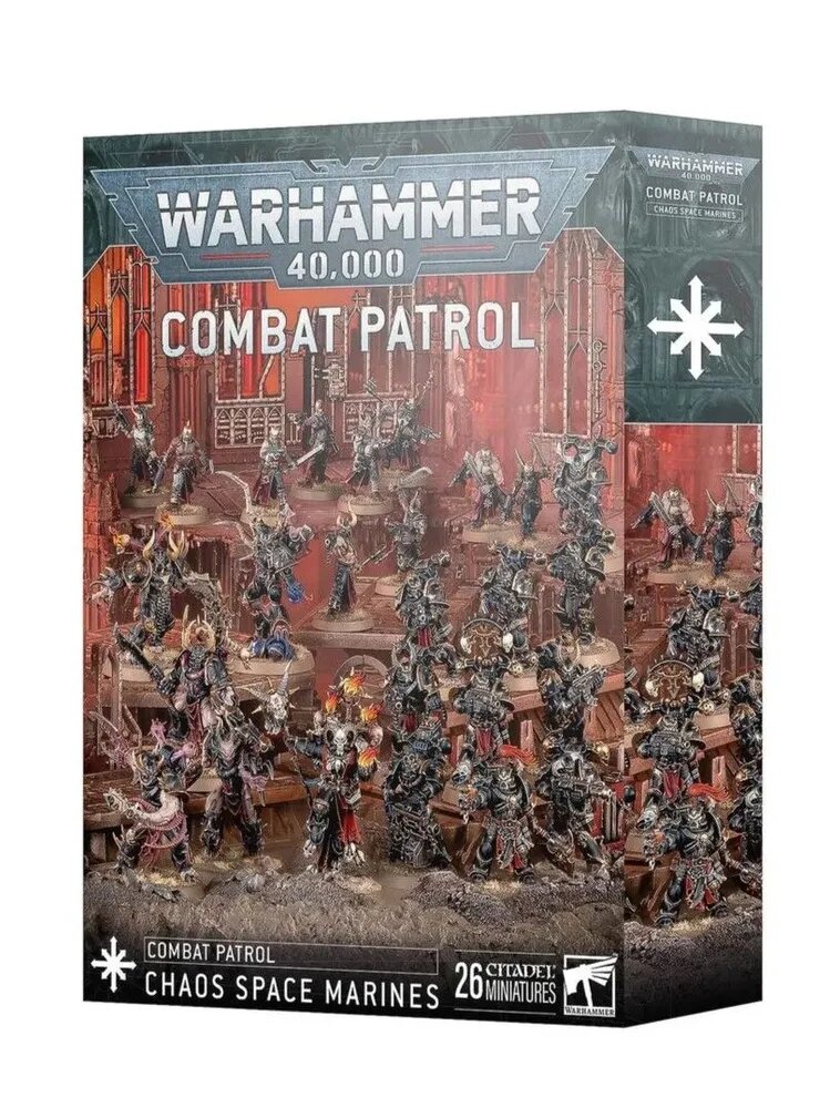 Миниатюры Warhammer 40000: Combat Patrol - Chaos Space Marines (2024)
