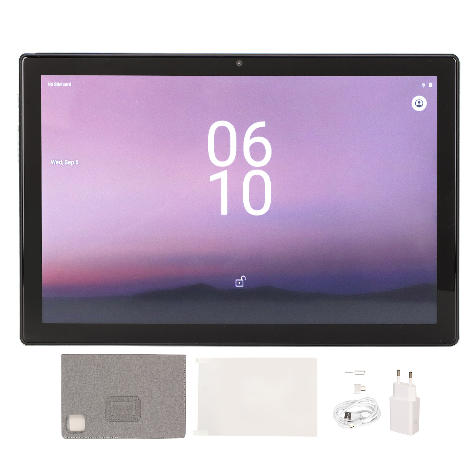 Планшет 10,1 дюйм Android 13: 4G LTE, 5G WiFi, 2560x1600, 16 ГБ ОЗУ, 1 ТБ ПЗУ, 8ядерный, 13+16 Мп, ч