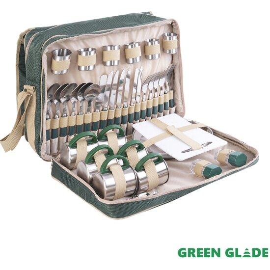 Набор для пикника Green Glade T3653 48 предметов 18 л