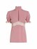 Топ DOLCE & GABBANA Charmeuse stretch top, размер 52, pink
