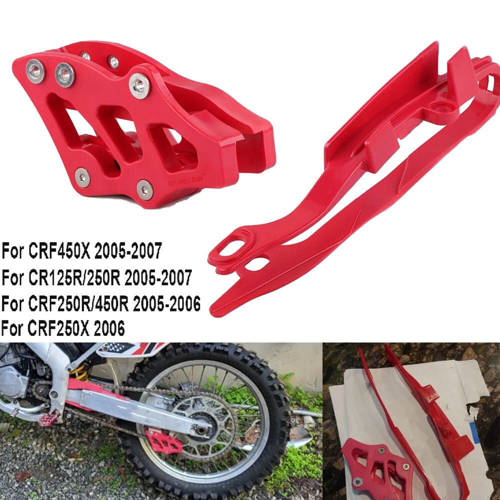Красная направляющая цепи маятника для Honda CRF/CR 250R/450R/X