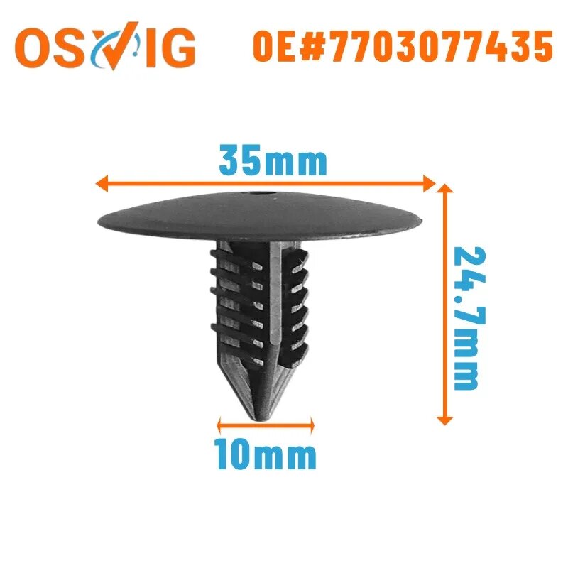 20 шт. OE # 7703077435 Renault Mercedes-Benz внутренняя отделка заклепки крепежные зажимы крыши