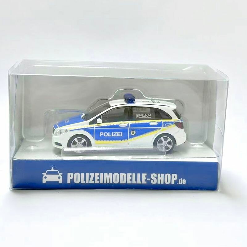 Herpa 1/87 Mercedes Classic Sports Police Sand Table Model Car Collectible Display Piece Примерно 4 см в длину