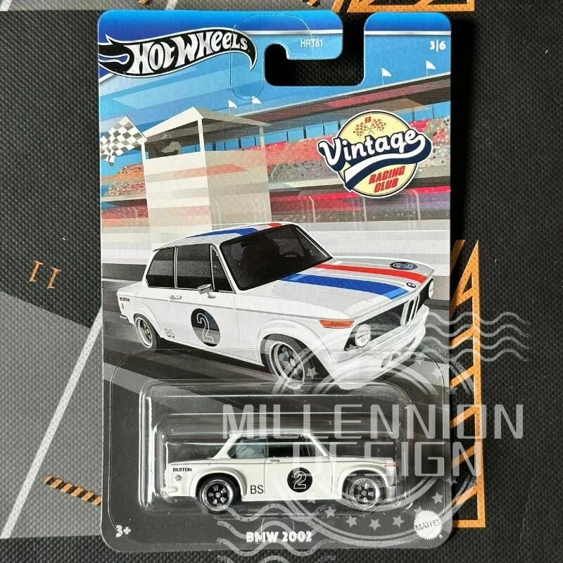 Hot Wheels 1:64 Neon Flyers Ретро Автоклуб(3-BMW 2002)