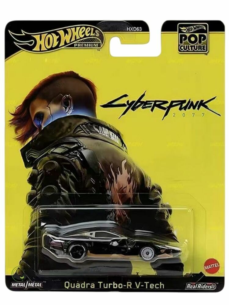 Эксклюзивная модель Quadra TurboRV Tech HXD63 25M из коллекции Cyberpunk 2077 от Hot Wheels Pop Culture
