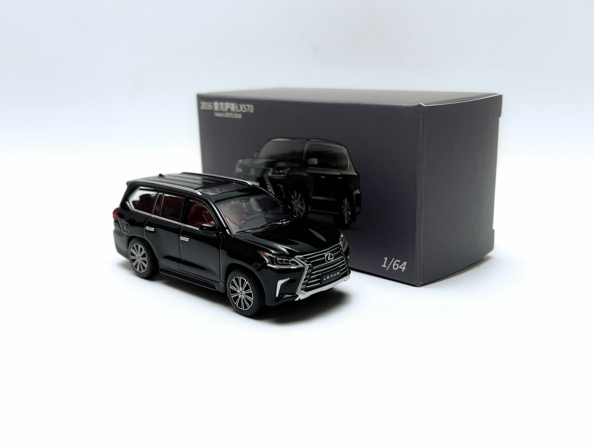 JKM 1/64 Lexus LX570 Off-Road SUV 2016 Литая модель автомобиля