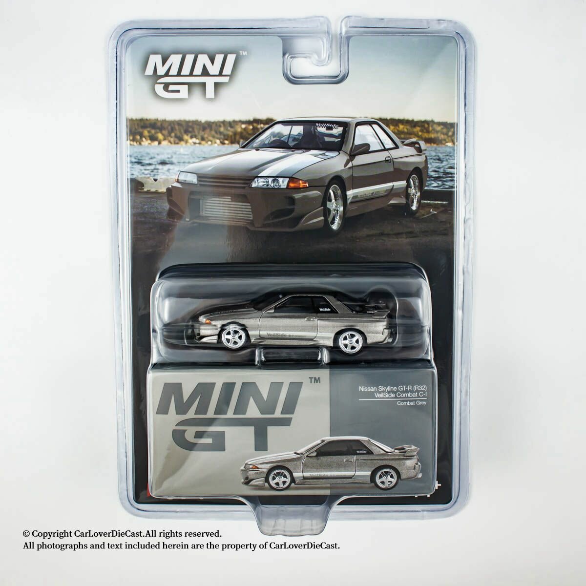 MINI GT x Majorette, литая коллекционная машинка 1:64(971-Nissan GTR R32)