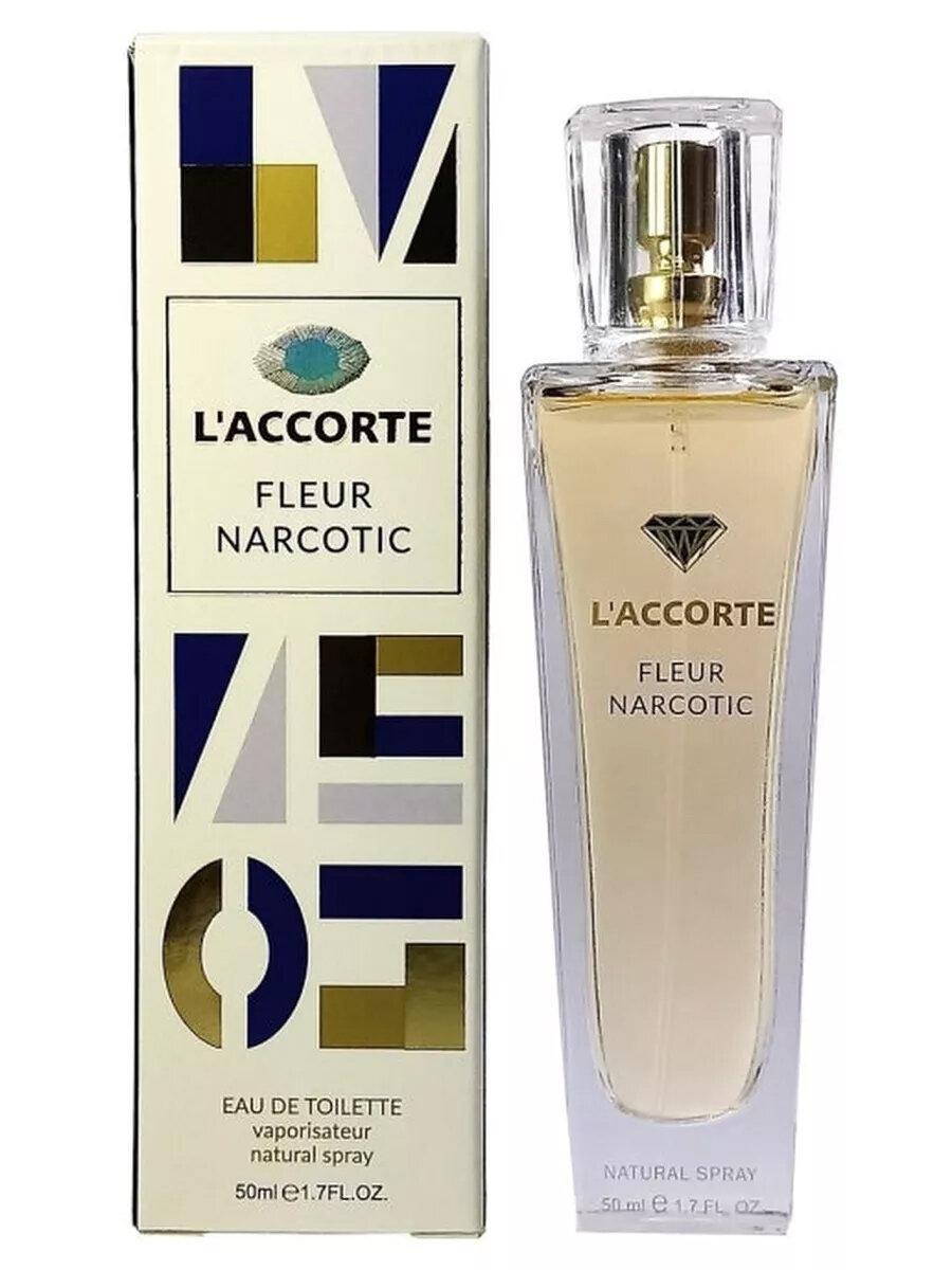 Парфюмерная вода КПК L'Accorte FLEUR NARCOTIC 50ml для женщин
