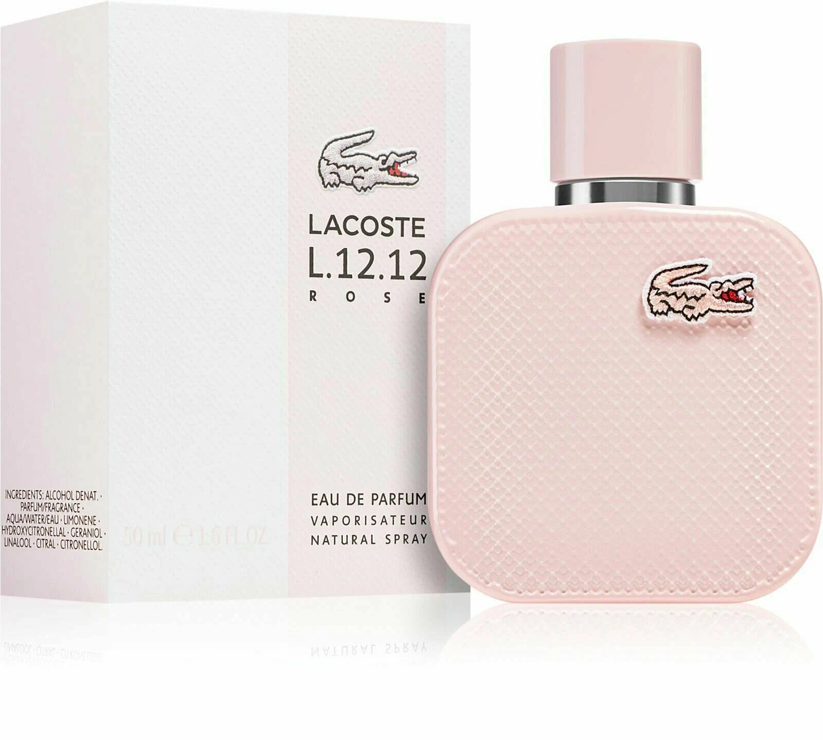 Парфюмерная вода Lacoste L.12.12 ROSE 50ml для женщин