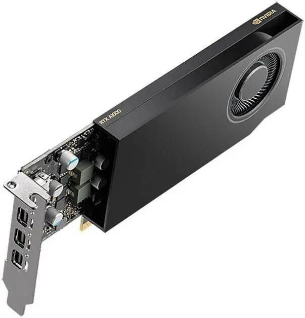 Pny VCNRTXA1000-SB (RTX A1000) 8 Гб, GDDR6, 128 бит, PCI Express, 4x miniDP