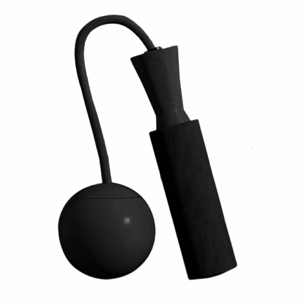 Безручная скакалка для взрослых, Черный - Большой мяч