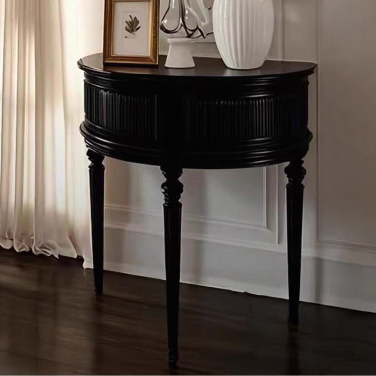 Интерьерная консоль с ящиком для хранения во французском стиле Maransin