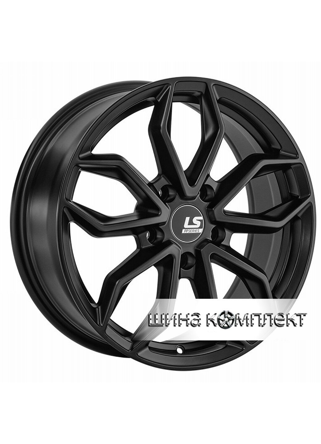 Колесный диск LS FlowForming RC104 7,5x18 5x108 ET33 65,1 BKS литой для автомобиля