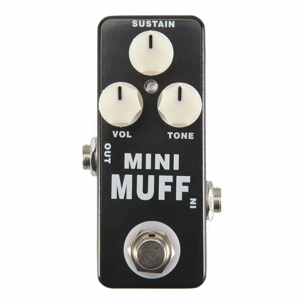 Mini Muff Fuzz Distortion Педаль эффектов совместим с электрогитары