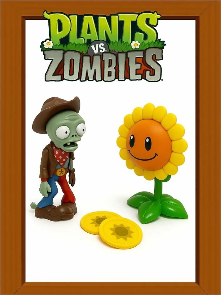 PvZ Солнечная дуэль: Подсолнух vs Ковбой