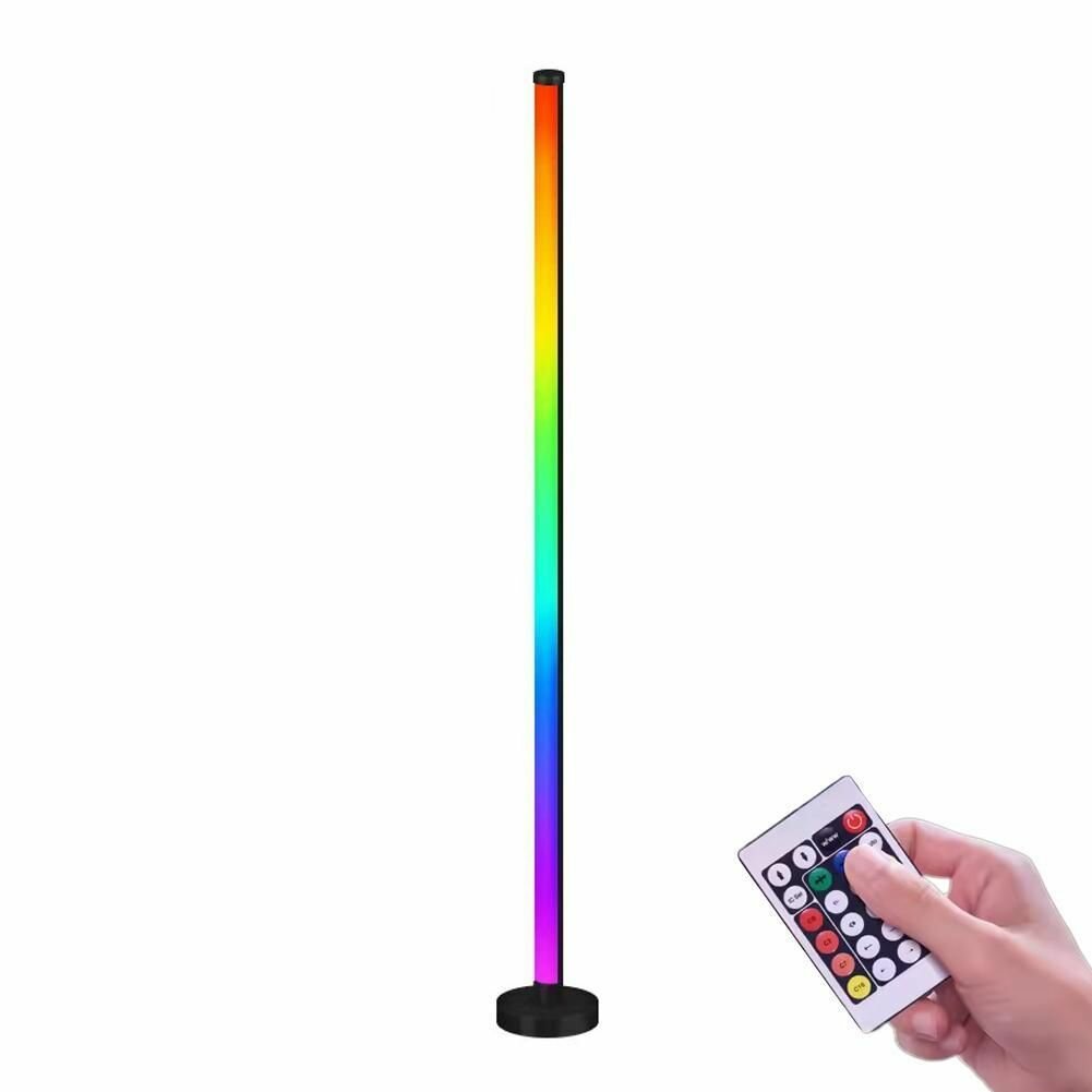 Напольная светодиодная лампа RGB с эффектом пульсации, с поддержкой звуковой активации
