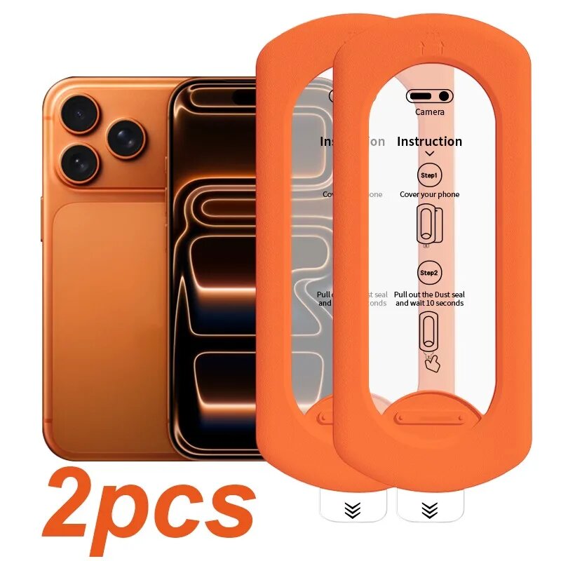 Комплект Из 2 Защитных Стекол HD Для iPhone 17/13/14/15/16 Plus/Pro/ProMax С Полным Покрытием
