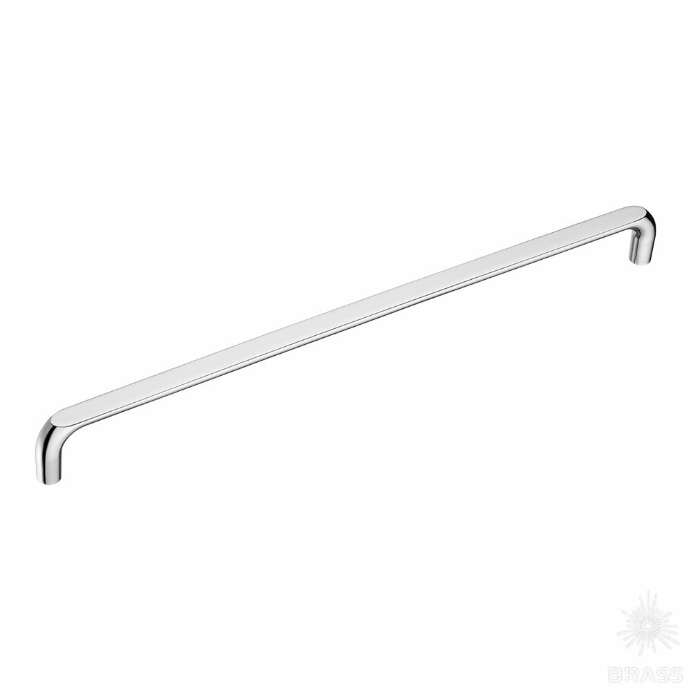 Ручка скоба, глянцевый хром, Chrome, с межосевым расстоянием 320 мм, Турция