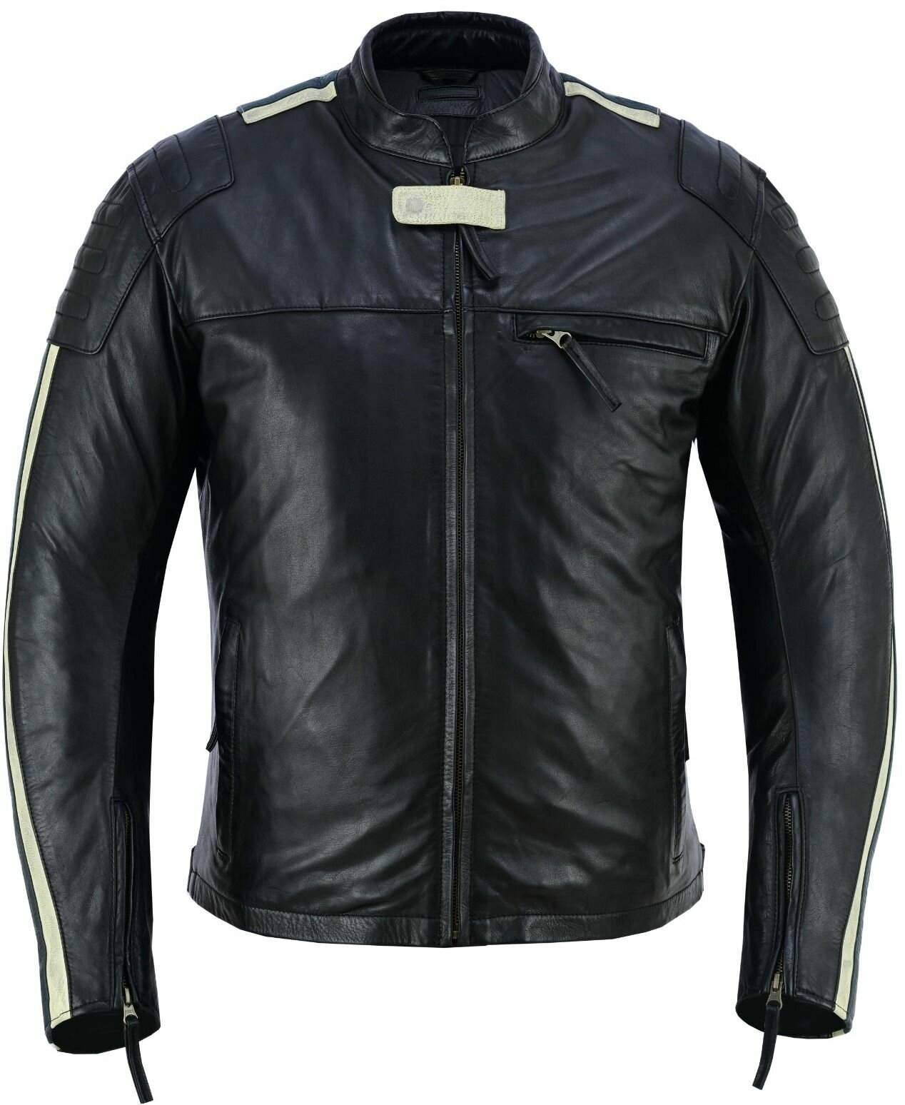 Мотокуртка кожаная Hawk Moto Pegas / Черный (2XL / Черный)