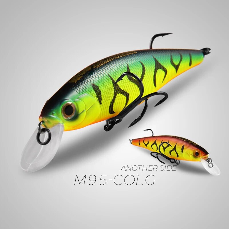 Воблеры BEARKING Squad Minnow разных цветов M95-G