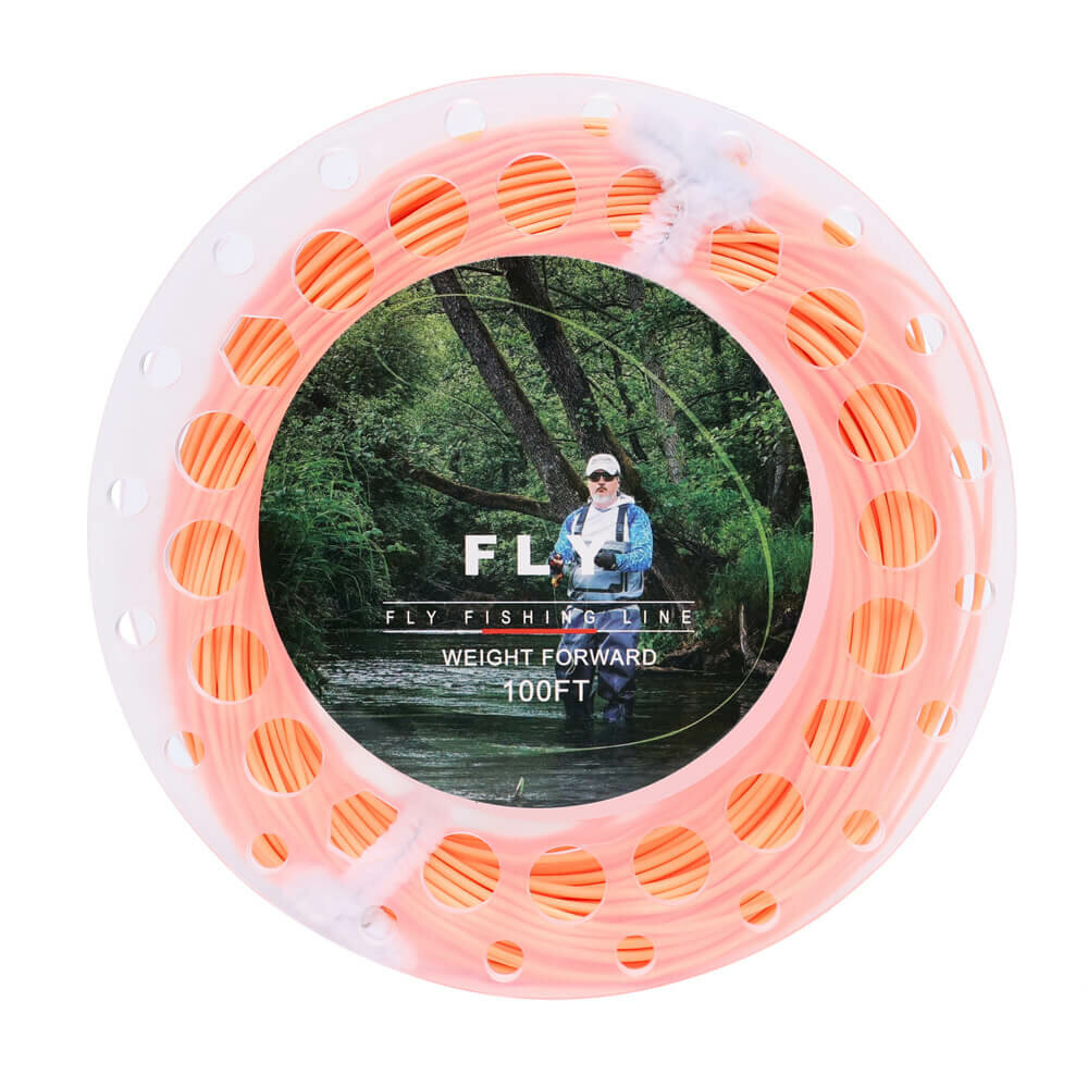 Кайлбукер WF3F-WF8F со сварной петлёй Переднеогруженная плавающая мушка-шнур для нахлыста, 100 футов (30.5 м)