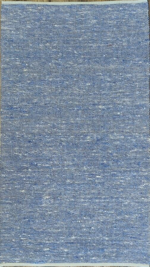 Ковер Ковровый дом Bayrische Primavera, 0,9x1,6 м, двусторонний, ручная работа, голубой