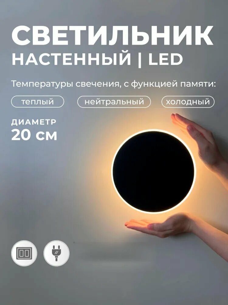 Настенный светильник, 10 Вт