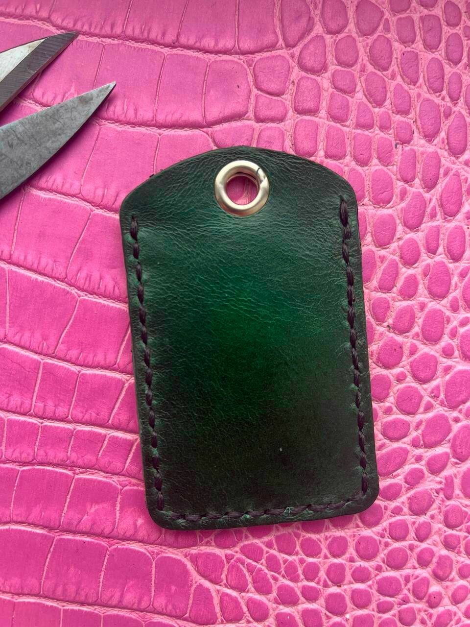 Чехол для метки Призрак, Старлайн, Пандора, карты ПИК, Тройка, Стрелка, темно-зеленый