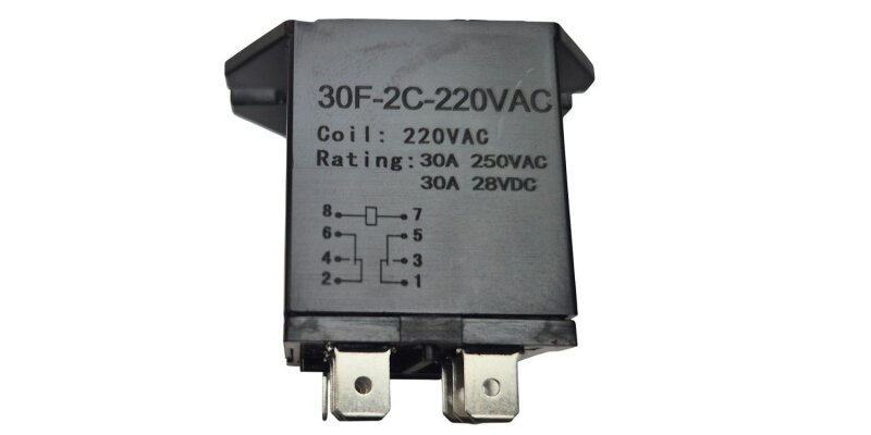 Реле силовое JQX-30F/2C-220VAС N000-014-975 для дизельных пушек N000-014-975