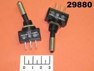 Тумблер 12/20 ASW-15D LED красный 3 контакта