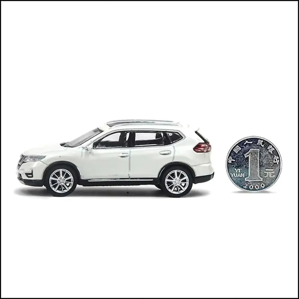 Эксклюзивная литая металлическая миниатюра 1:64, модель автомобиля Nissan XTRAIL 2018 SUV, представлена для коллекционирования