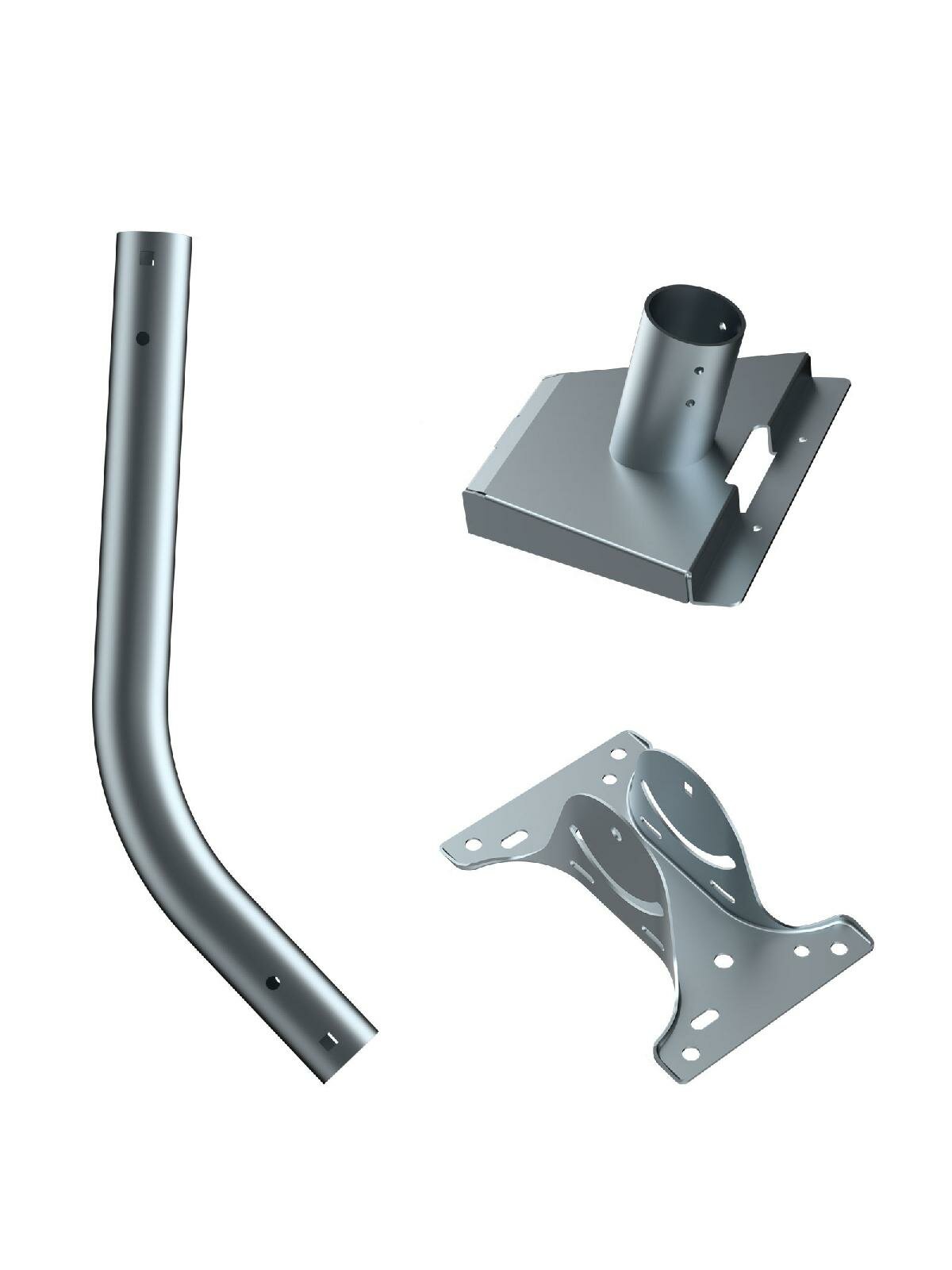 Регулируемый кронштейн для крепления колена на крыше, адаптер для крепления трубы для V4