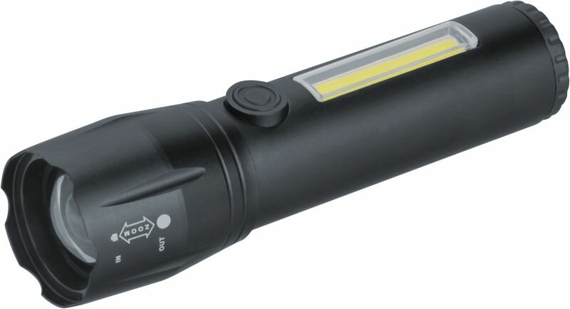Фонарь светодиодный ручной 95 695 NPT-CM19-ACCU алюм.3 реж 1LED 3Вт+8COB 3Вт Li-ion 3.7В NAVIGATOR 95695