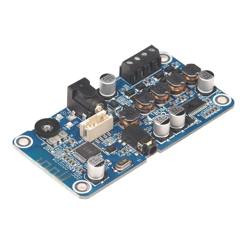 Замена платы усилителя мощности Bluetooth TPA3118, модуль BT5.3, стерео 2.0, 2X25W, вход 3.5 мм, DC12V