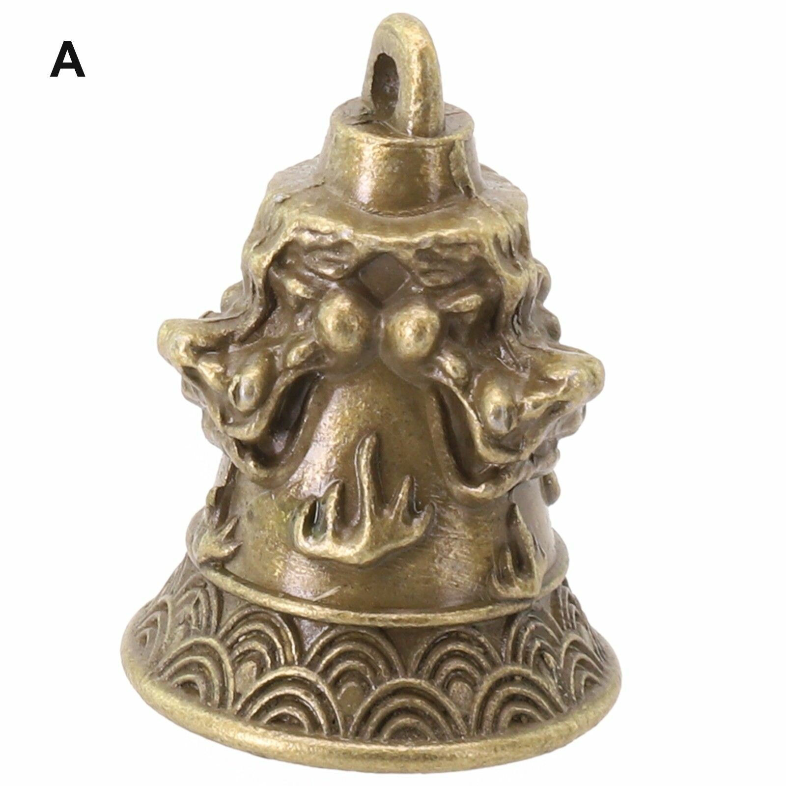 Подвеска-колокольчик из латуни в виде подвески для ключей, автомобиля, в стиле фэншуй для дома.