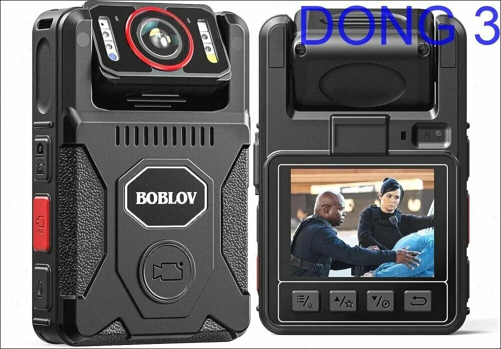 BOBLOV M7 Pro 4K GPS полицейская камера для тела с поворотом на 180 и видеорегистратором на 128 ГБ