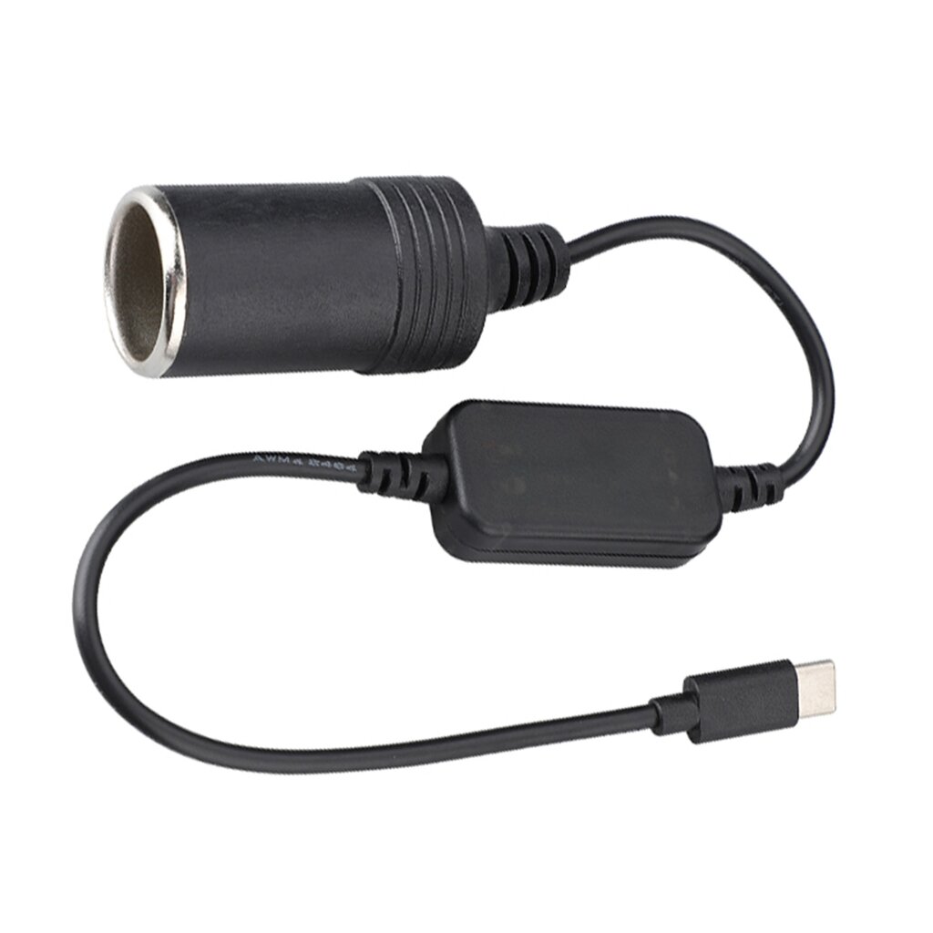 Кабель Преобразователей Гнезда Автомобильного Прикуривателя USB C в 12V для Автомобиля