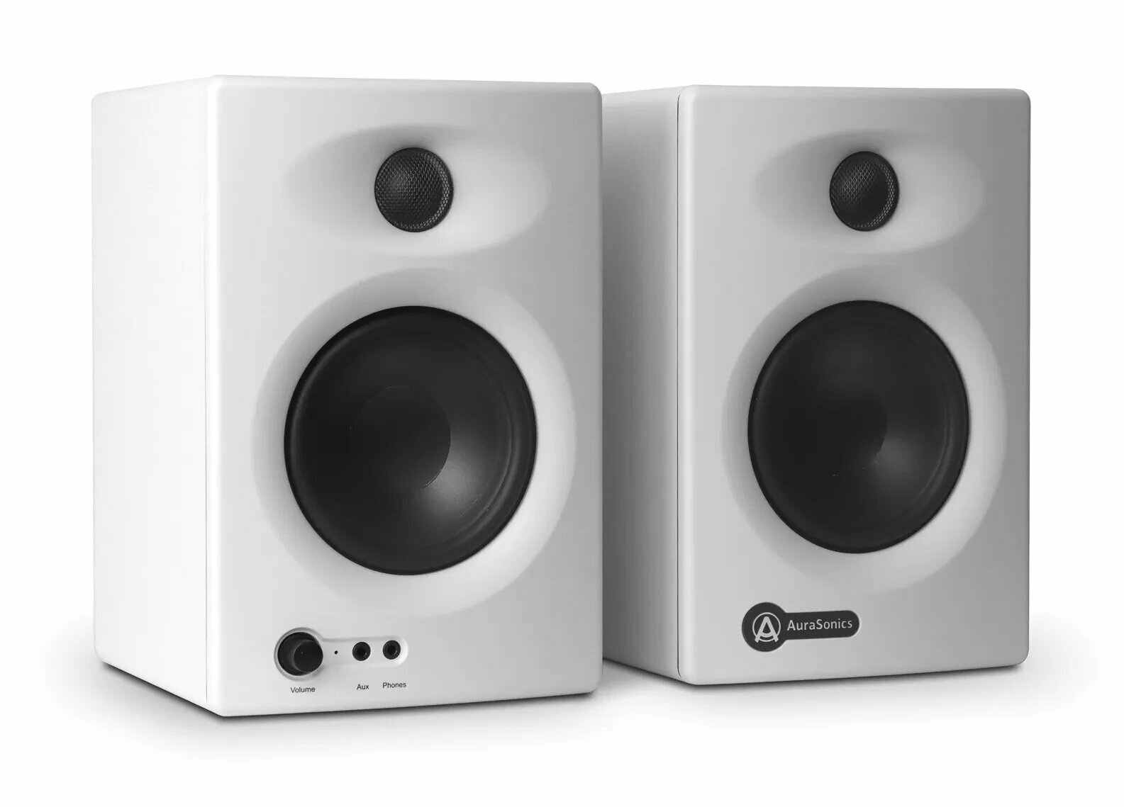 Активные студийные мониторы AuraSonics KN4.5BT White с Bluetooth