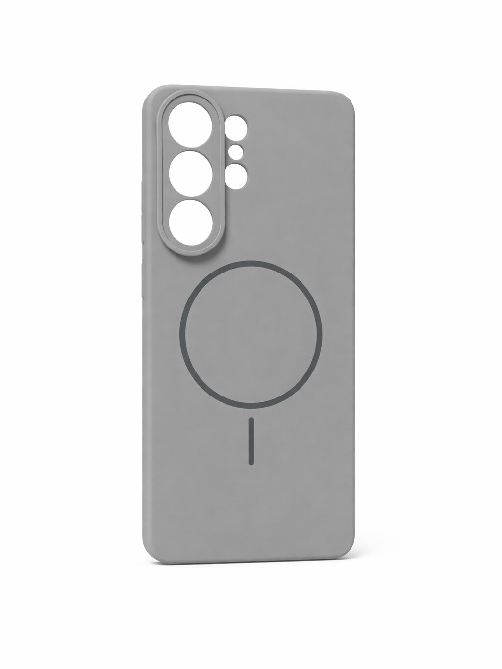 Чехол на Samsung Galaxy S26 Ultra силиконовый с MagSafe серый/grey чехол для Самсунг С26 ультра, silicone case