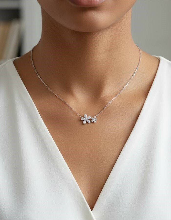 Чокер, циркон