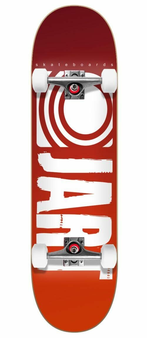 DECATHLON скейтборд Jart Scrabble, красный, 80.3 см x 19.7 см
