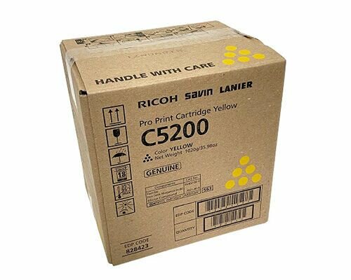 Тонер-картридж Ricoh Pro желтый 828427/MP-C5200-Y 24000 стр.