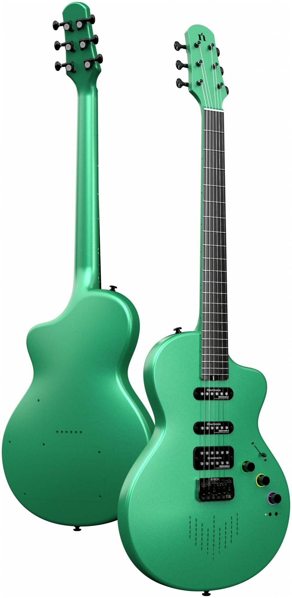 NATASHA Nebula SEEKER Mint Green - Электрогитара смарт