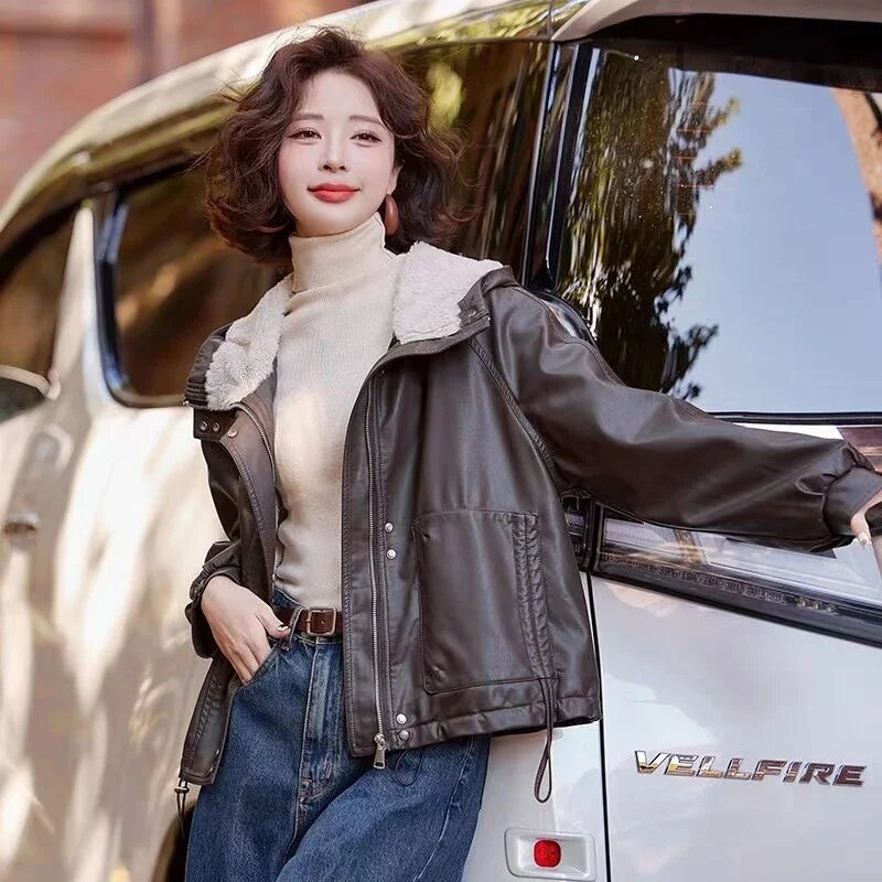 Куртка кожаная