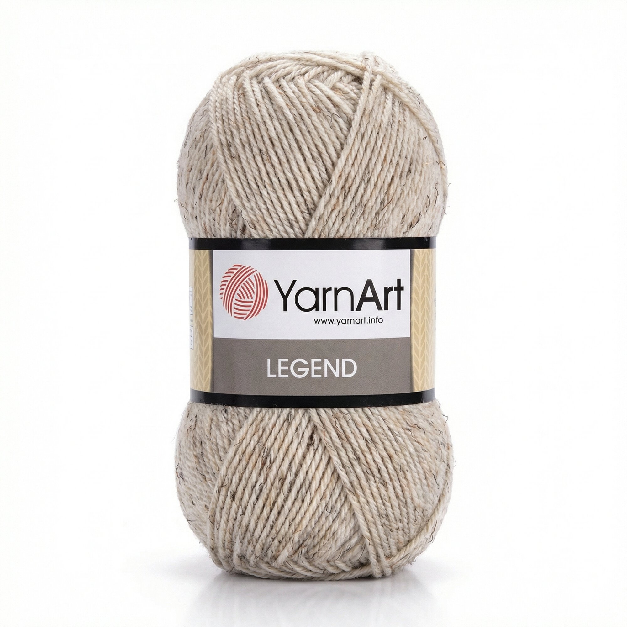 Пряжа YarnArt Legend 8800 (100г/300м, упаковка 5 мотков) молочный