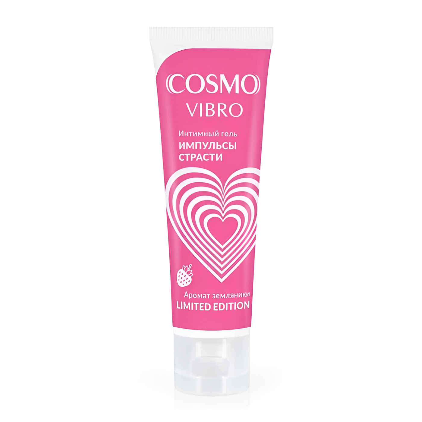 Возбуждающий лубрикант «Cosmo Vibro Aroma» с ароматом земляники